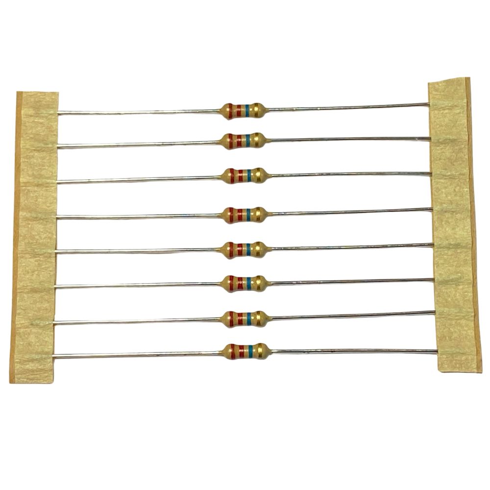 CR25/22M | 22M 5% 250mW CARBON FILM AXIAL RESISTOR