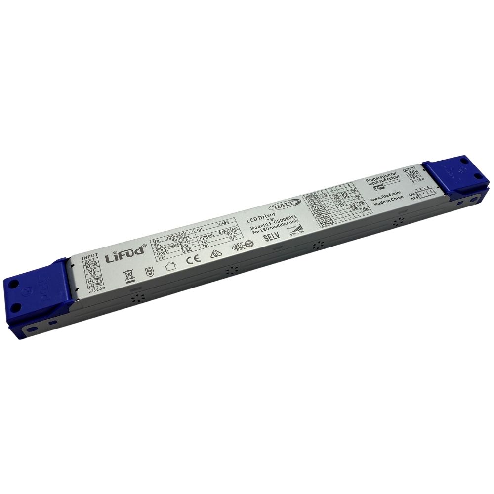 Lifud 60W Multi Output Constant Current DALI-2 Dimmable LED Driver