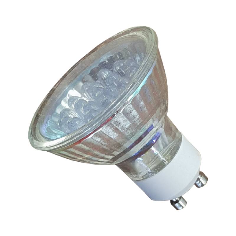 LED Lamp GU10 240V 1.5W RGB 45° Beam Angle