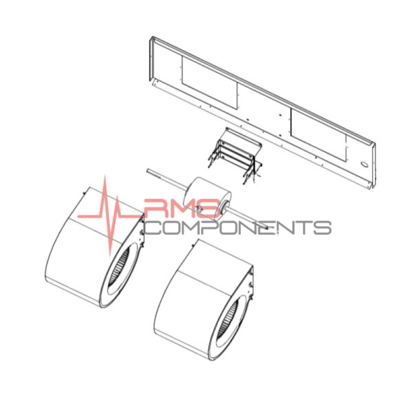 P45-T09880 Genuine Panasonic Indoor Fan Deck Assembly